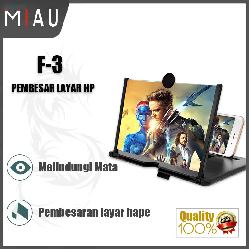 Jual F3 Kaca Pembesar Layar hp 3D alat pembesar layar hp kaca pembesar ...