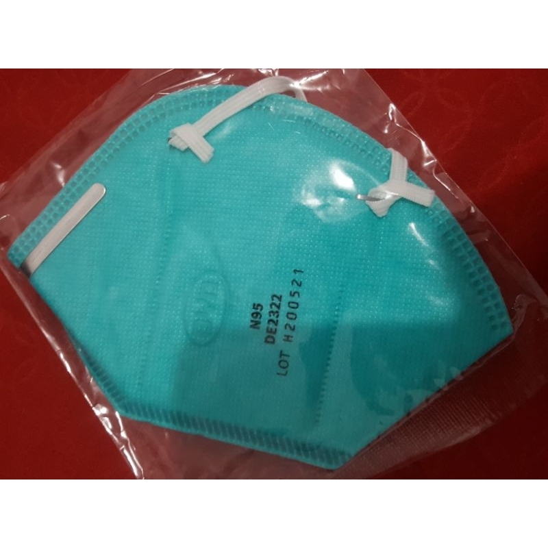 Jual N95 masker BYD earloop hijau | Shopee Indonesia