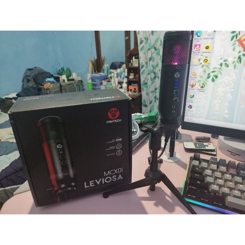Jual Fantech Leviosa MCX01 Microphone Condensor | Shopee Indonesia