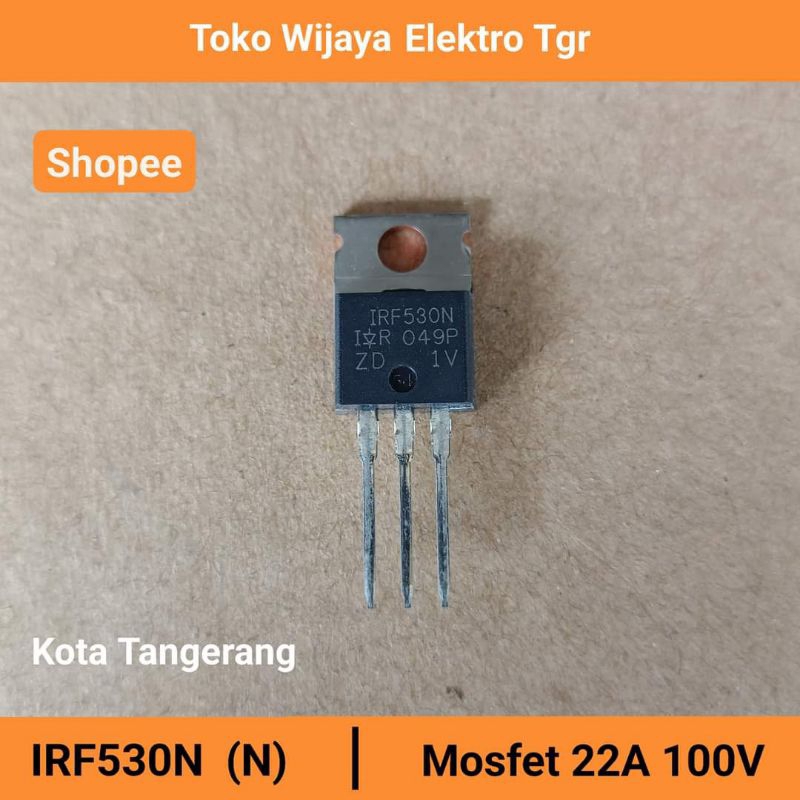 Jual Mesin Las Sparepart | IRF530N Mosfet 22A 100V N Channel | Shopee ...