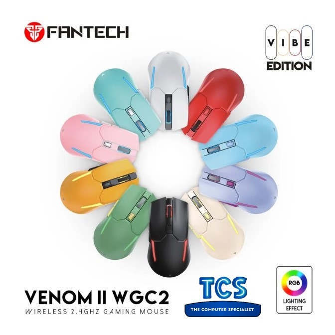 Jual Fantech WGC2 Venom II Mint Edition Gaming Wireless Mouse | Shopee ...
