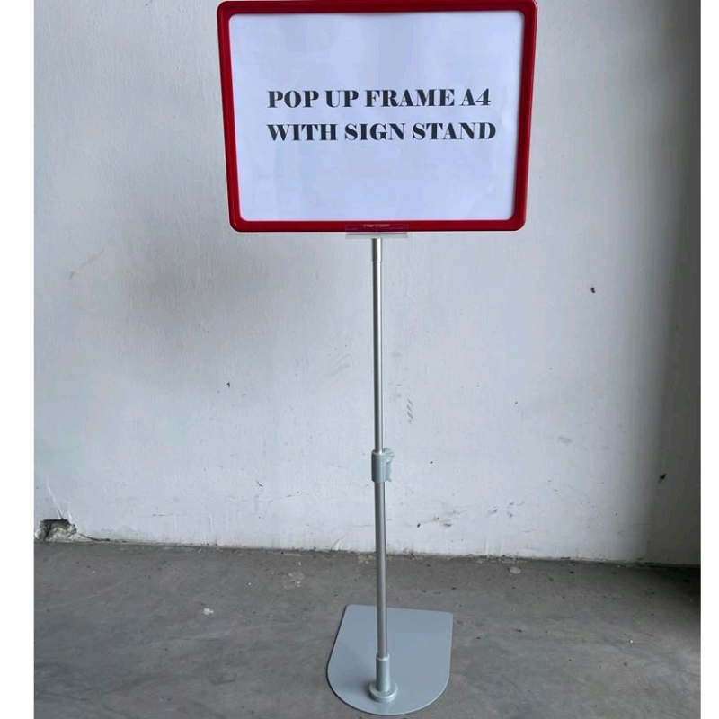 Jual SS-11 Pop Up Frame Promosi A4 With Sign Stand Papan Harga Promo ...