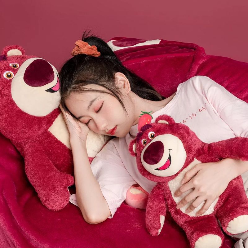 Jual 50CM Boneka Lotso Bear Strawberry Plush Toy Boneka Lucu Mainan ...
