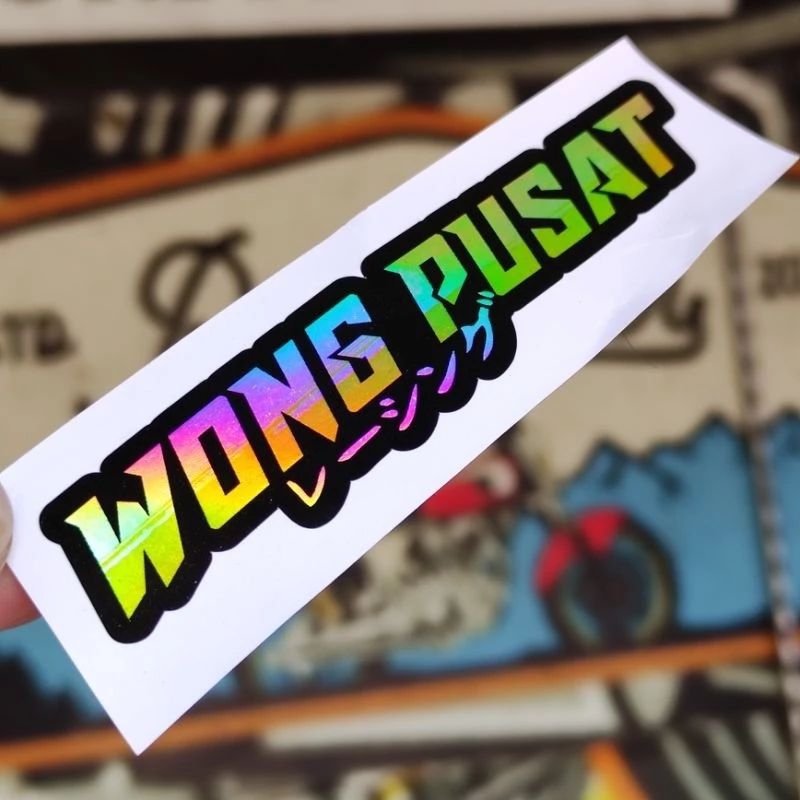 Jual sticker Wong Pusat | Shopee Indonesia