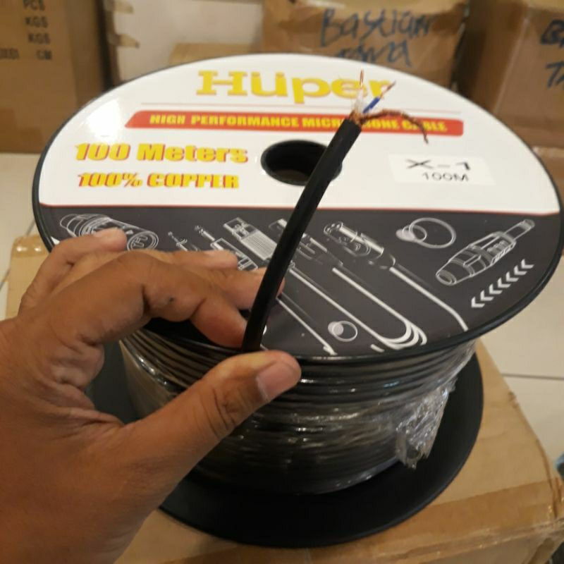 Jual Cable Mic kabel Microphone Huper High Performance low Noise eceran ...