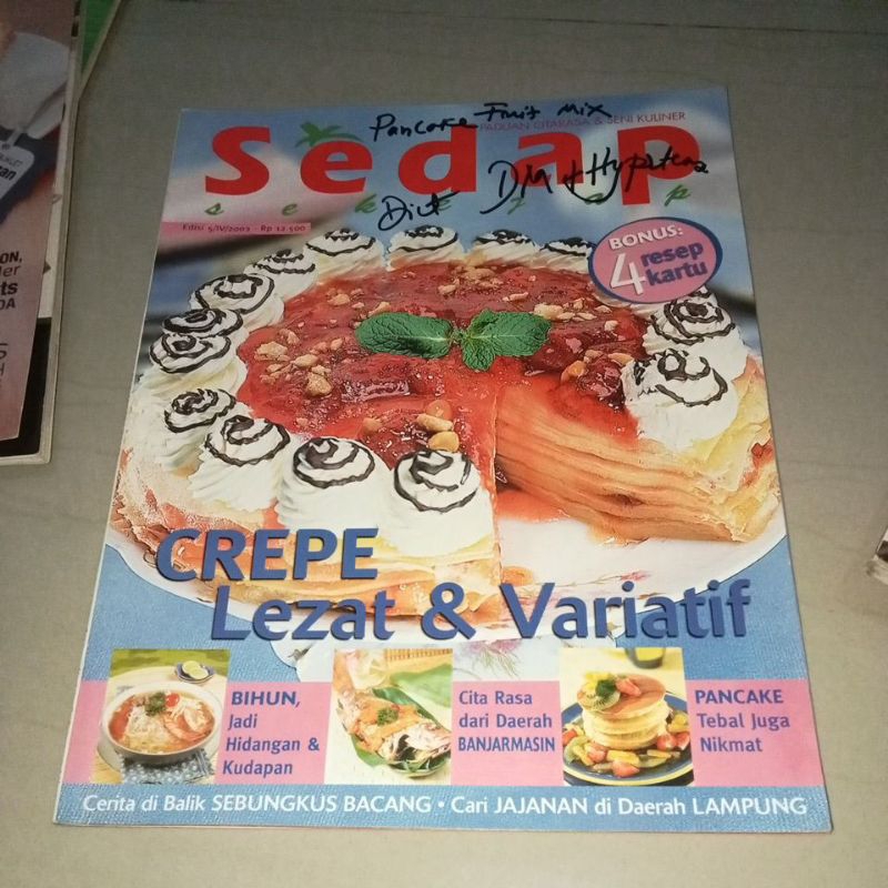Jual Majalah Resep Masakan | Majalah Resep Makanan | Majalah Sedap ...