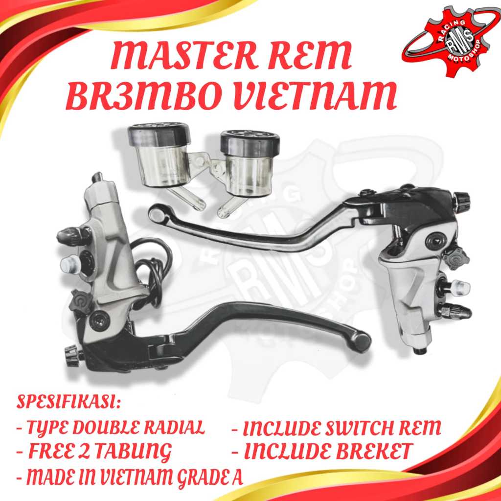 Jual ORIGINAL master rem VIETNAM nmax PCX universal master rem VIETNAM ...