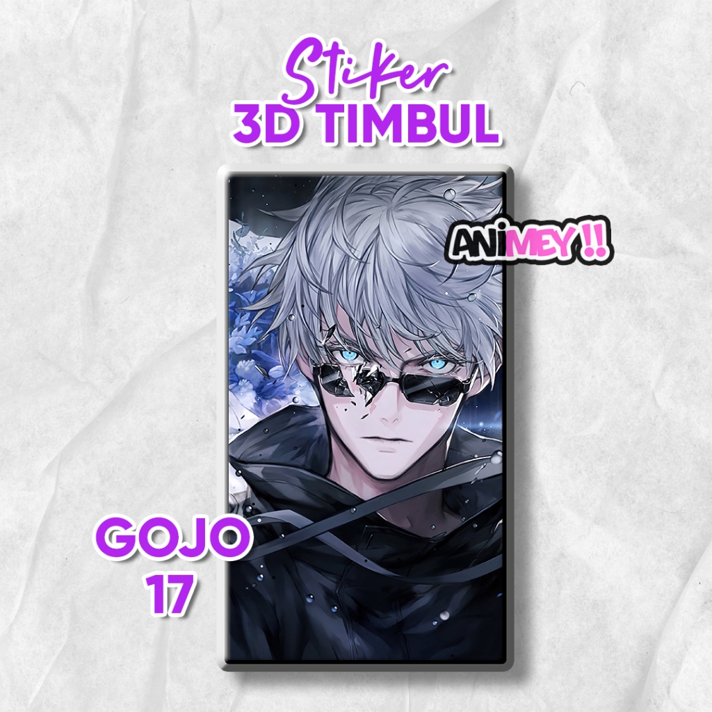 Jual Stiker Emblem 3D Timbul Gojo Satoru / Stiker Anime Resin | Shopee ...