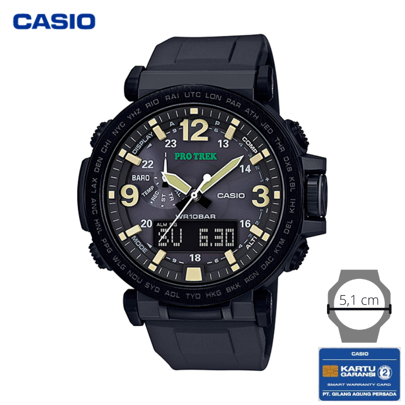 Jual JAM TANGAN PRIA CASIO PROTREK PRG-600Y-1 ORIGINAL - PRO TREK PRG 600Y 1 HITAM TOUGH SOLAR ...