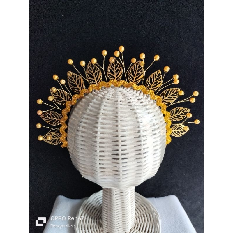 Jual Bando Tari nuansa daun mutiara/Bando Adat | Shopee Indonesia