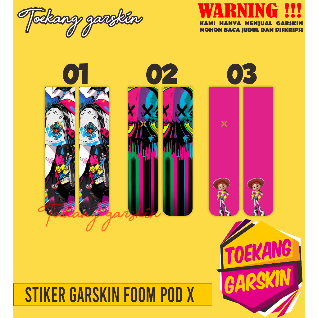 Jual Stiker garskin FOOM X skin | Shopee Indonesia