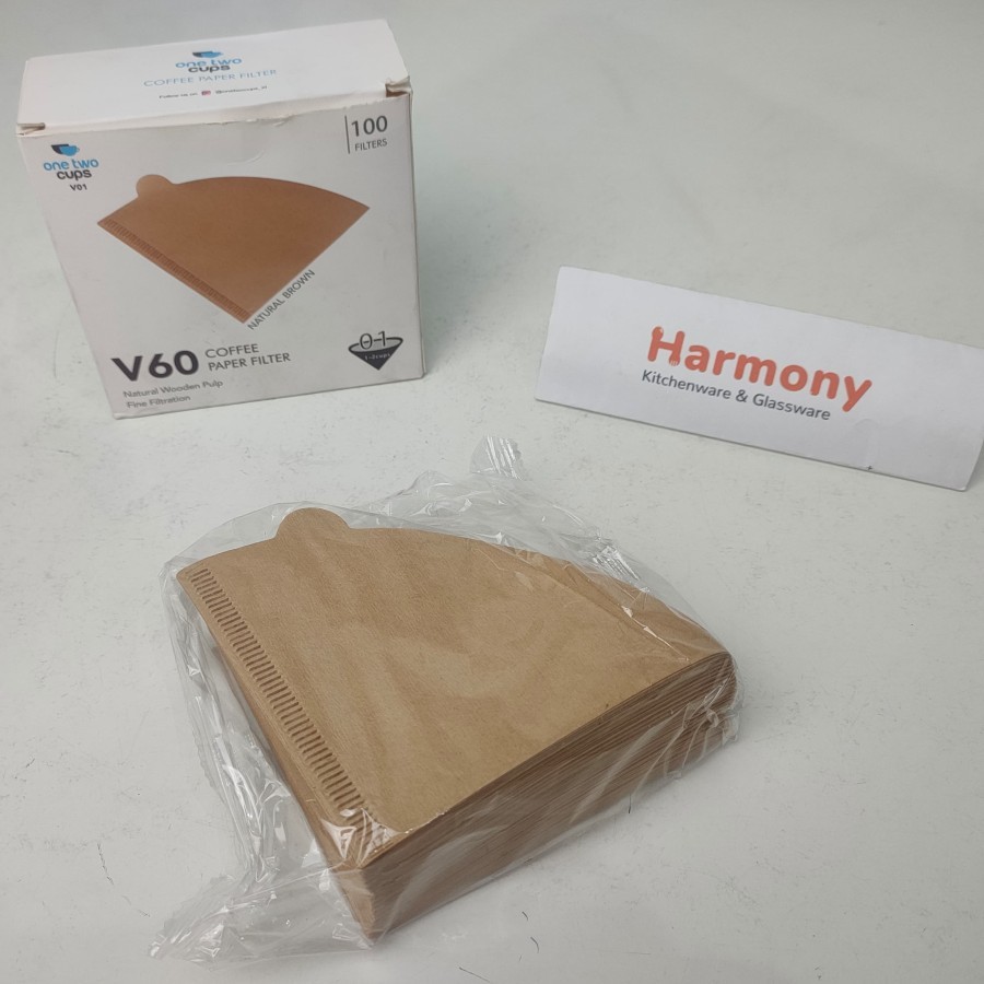 Jual One Two cups V60 Filter Kertas Kopi Kertas saringan Kopi | Shopee ...