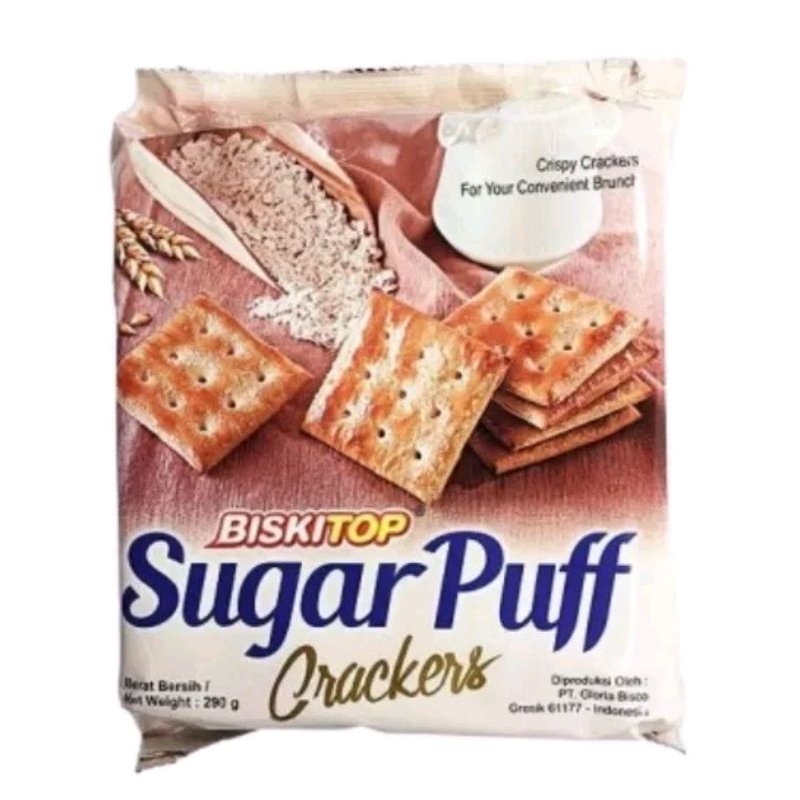 Jual Biskitop Sugar Puff Crackers 280g | Shopee Indonesia