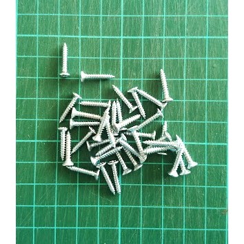 Jual Baut/Sekrup (Self Tapping Screws) F+AB #4 x 5/8"(20 pcs) | Shopee ...