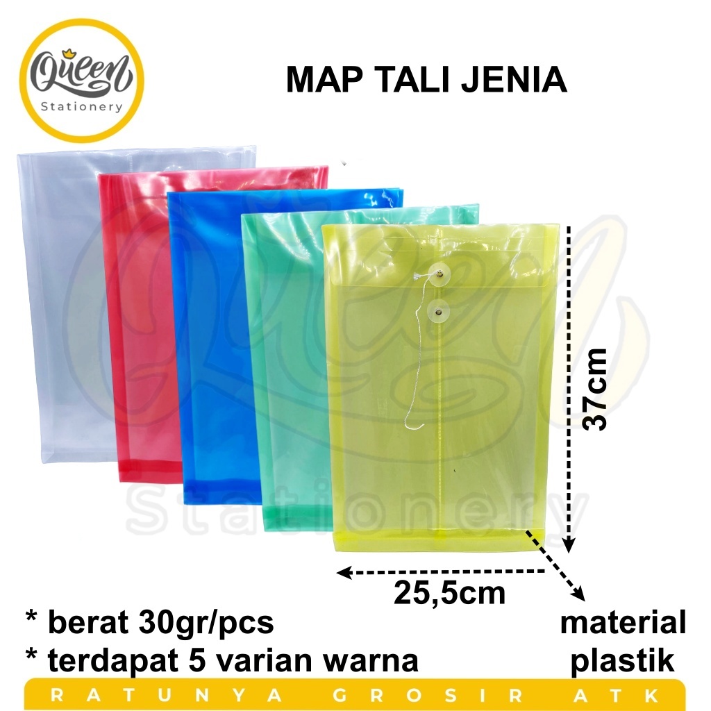 Jual MAP TALI JENIA / STOPMAP MIKA / FILE FOLDER / STOPMAP WARNA ...