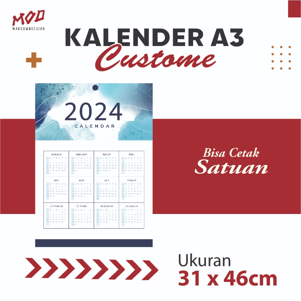 Jual Kalender Dinding 2024 | Kalender Custom Foto | KALENDER GANTUNG ...