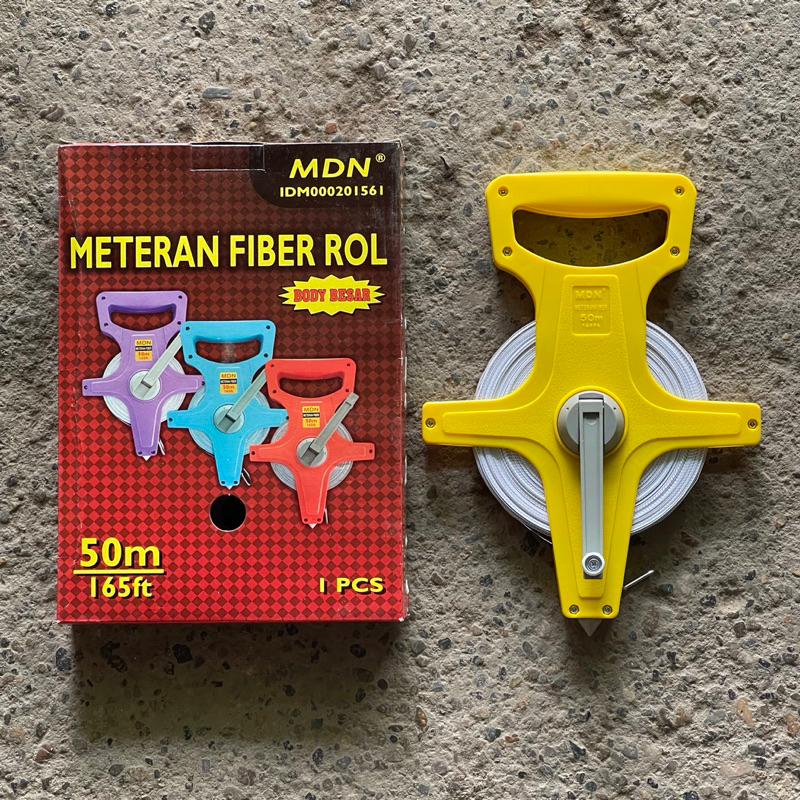 Jual Meteran tanah 50 meter tancap MDN / Roll Meter 50m MDN | Shopee ...