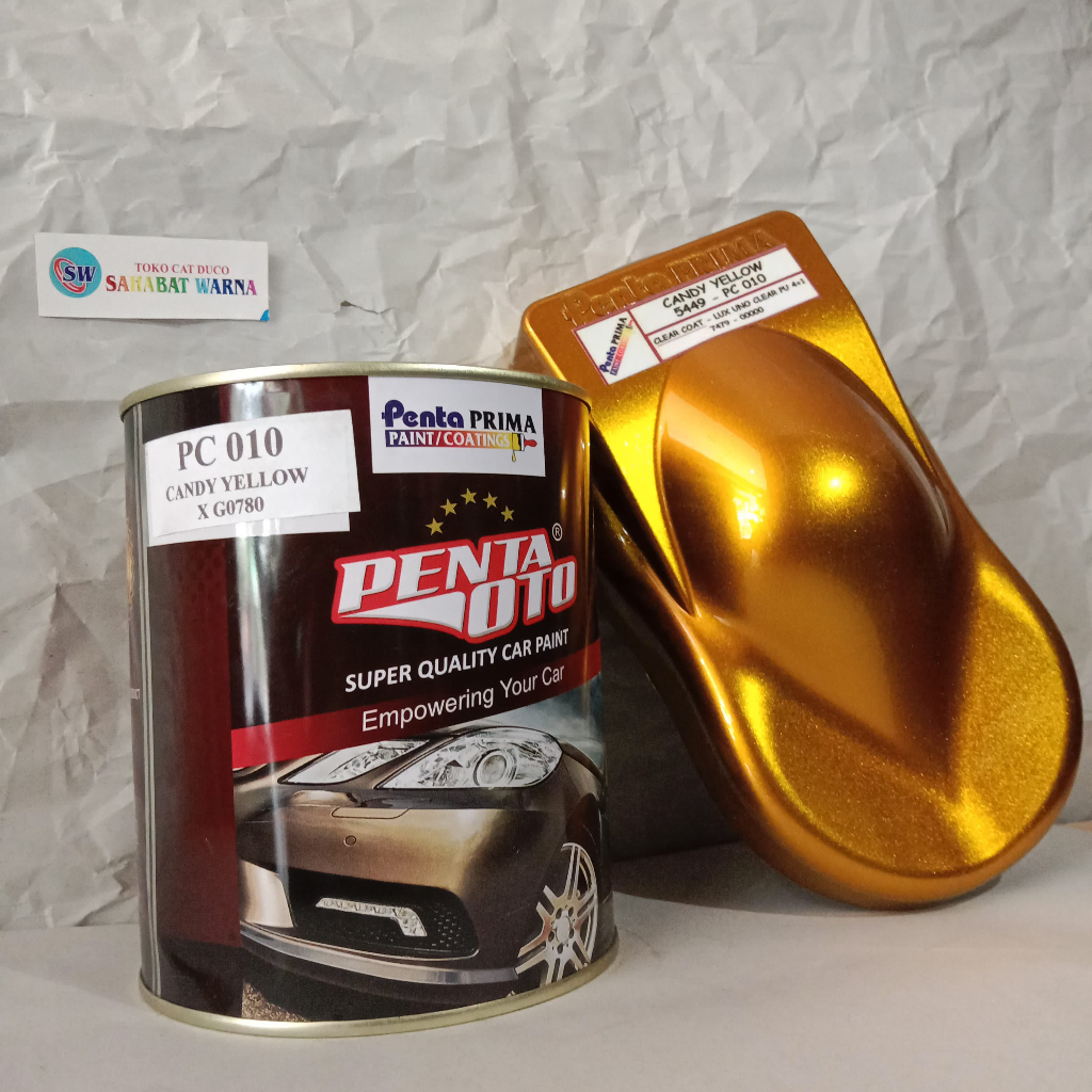 Jual PENTA OTO CANDY YELLOW PC 010/ CANDYTONE YELLOW PU/ Penta Candy ...