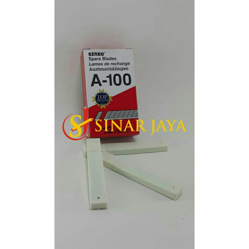 Jual Isi Cutter Kecil Kenko A100 Refill Kater Kenko A100 | Shopee Indonesia