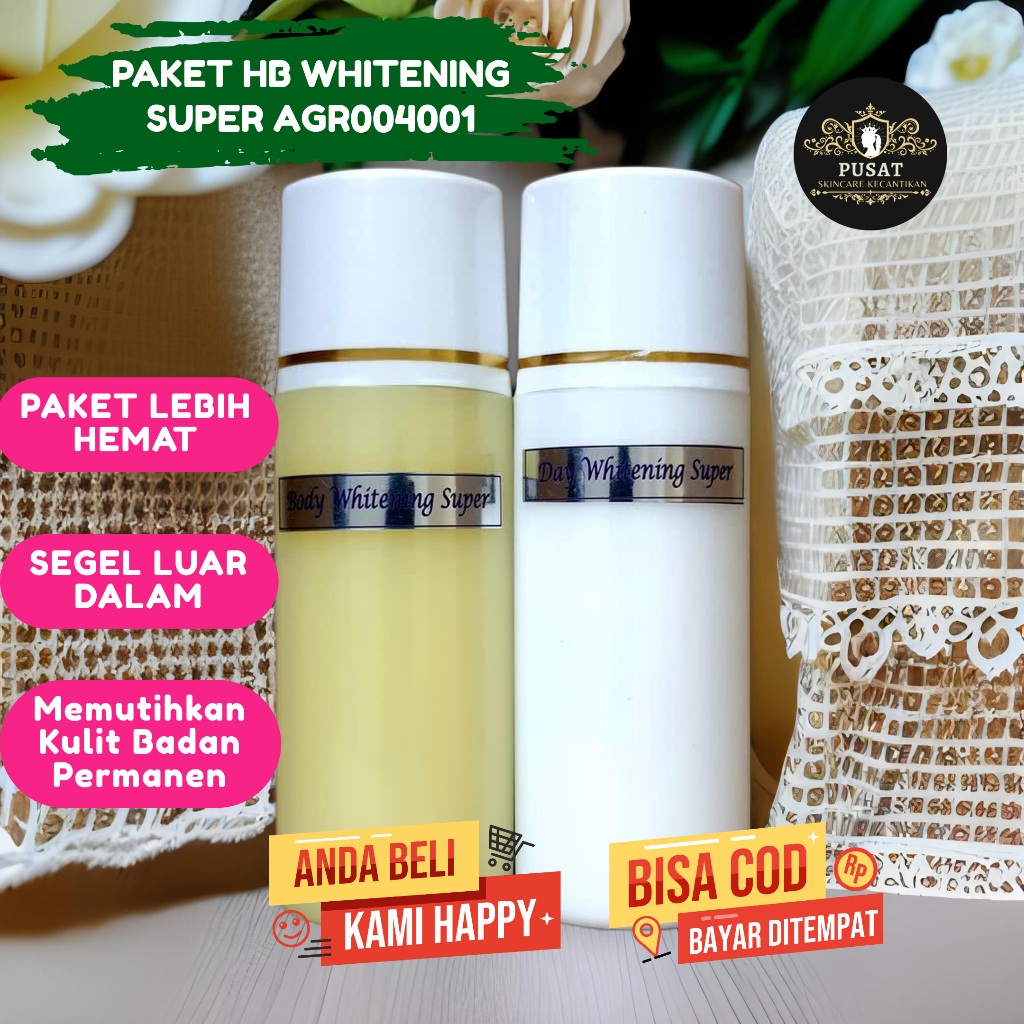 Jual [PAKET HB SUPER] HB SUPER KLOBE 004001 | HB DOSTING ORIGINAL | HB WHITENING PLATINUM ...