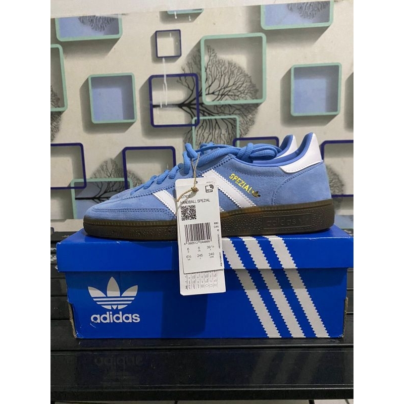 Jual ADIDAS HANDBALL SPEZIAL ICE BLUE | Shopee Indonesia