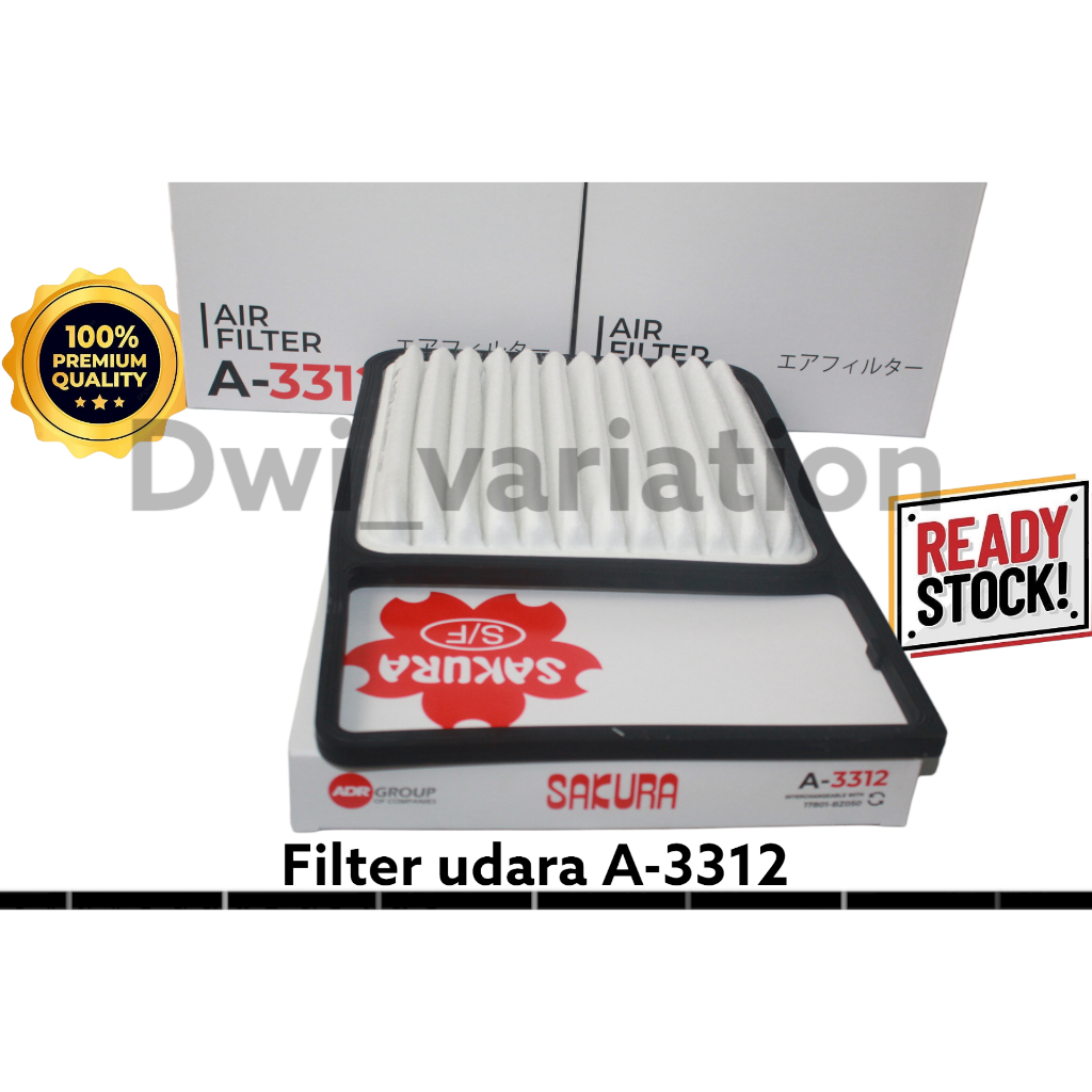 Jual FILTER UDARA AVANZA1.3CC/AVANZA1.5CC/AVANZA VELOZ 1.5CC/XENIA 1 ...