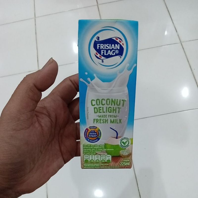 Jual Mahbubah - Frisian Flag 225 ml Susu UHT Rasa Kelapa Muda / Coconut Delight | Shopee Indonesia