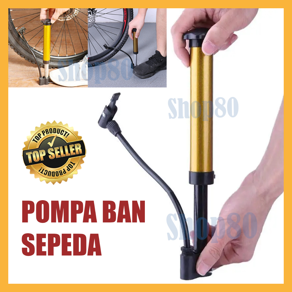 Jual Pompa Angin Ban Sepeda Portable Tangan Mini Serbaguna | Shopee ...