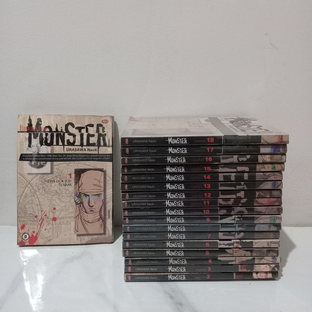 Jual Preloved Buku Komik Monster Volume 1-18 End Bekas Koleksi Pribadi ...