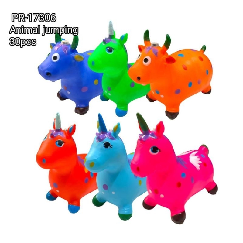 Jual Mainan Karet musik bisa di naikin/mainan animal jumping terbaru ...
