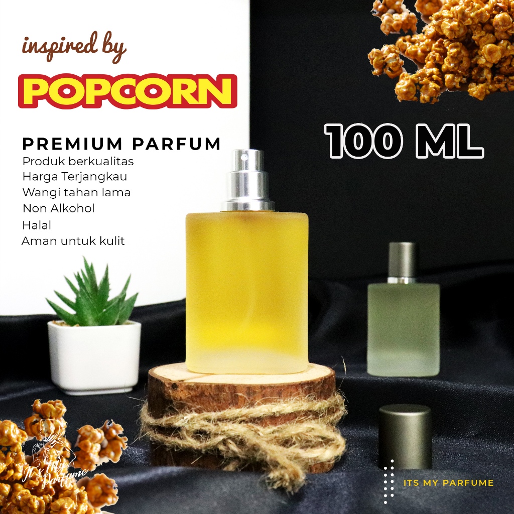 Jual PARFUM POPCORN CARAMEL 100ML TAHAN LAMA NON ALKOHOL | Shopee Indonesia