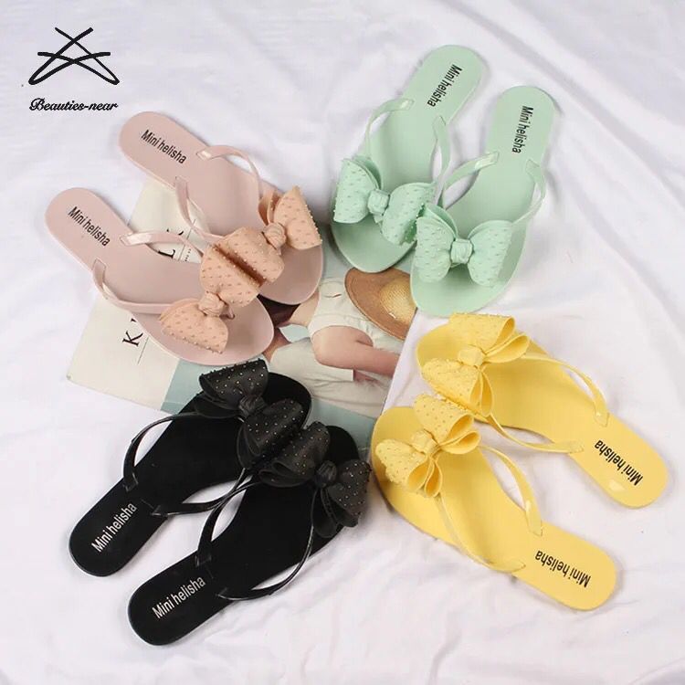 Jual MINI HELISHA JELLY BUTTERFLY FLIP-FLOPS BEACH SANDALS ( SIZE 36 ...