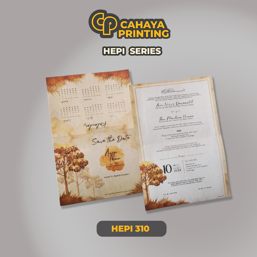 Jual CETAK UNDANGAN NIKAH MURAH, UNDANGAN PERNIKAHAN HEPI SERIES ...