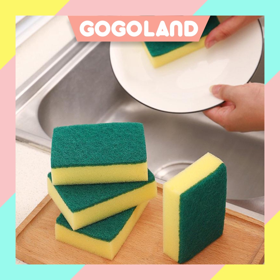 Jual ⭐Gogoland⭐ SPONS CUCI PIRING MURAH BERKUALITAS | SPON SPONGE SABUT ...