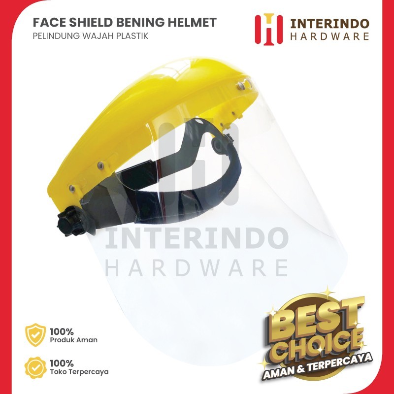 Jual Face Shield Acrylic Helmet APD Akrilik Pelindung Wajah Gerinda ...