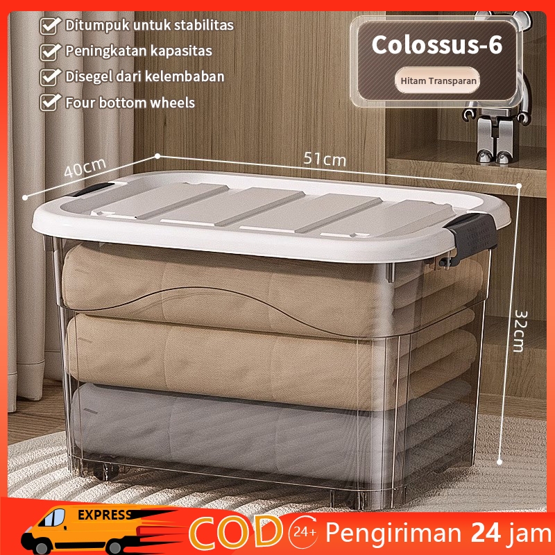 Jual HOMIX Container Box Storage Organizer Box Tempat Penyimpanan ...