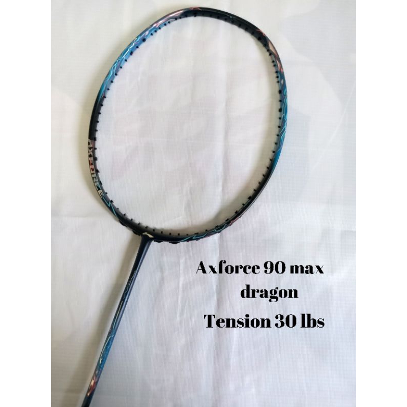 Jual Raket badminton axf0rce 90 max tiger raket free tas grip | Shopee ...