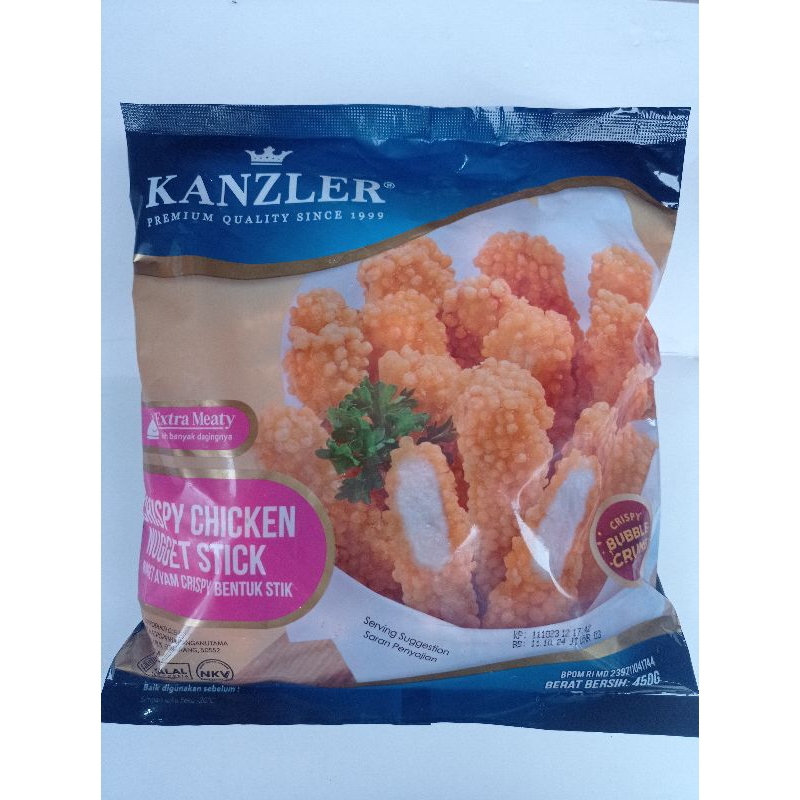 Jual kanzler crispy chicken nuget stick uk 450g | Shopee Indonesia