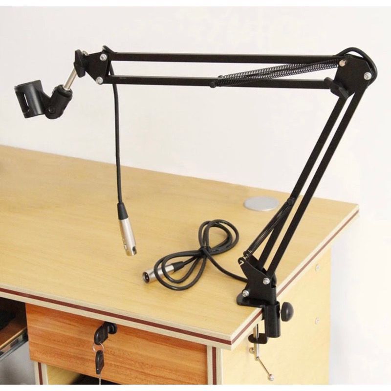 Jual ARM STAND SUSPENSI MICROFON STAND MIC JEPIT MEJA / STAND LIPAT ...