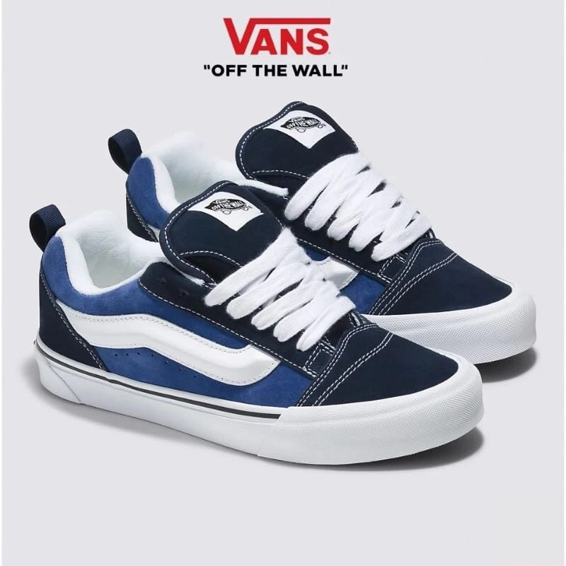 Jual Sale Vans Knu Skool Navy White Original Vans Oldskool Vans Knu Original Shopee Indonesia