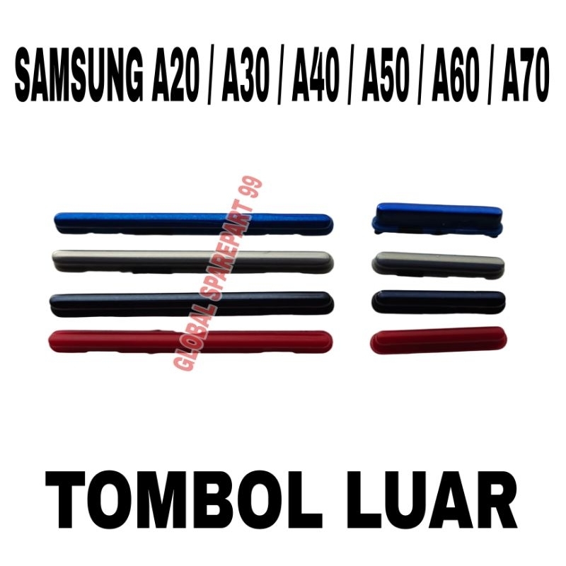 Jual PERNIK RUBBER TOMBOL LUAR ON/OFF + VOLUME SAMSUNG GALAXY A20 - A205 / A30 - A305 / A40 ...