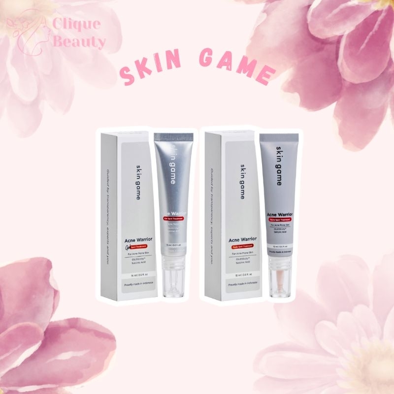 Jual Skin Game Acne Warrior Gel 15 gr Skin Game Acne Warrior Paste 15 ...