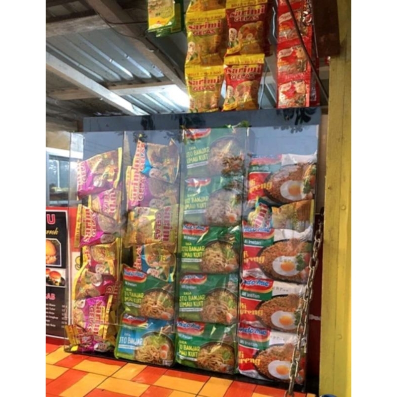 Jual Rak Indomie Display akrilik mie | Shopee Indonesia