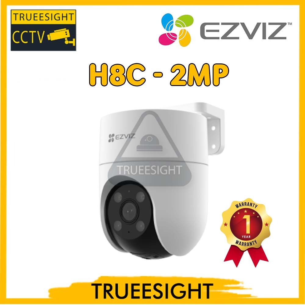Jual EZVIZ H8C 2MP OUTDOOR CCTV WiFi Pan & Tilt Auto Tracking | Shopee ...