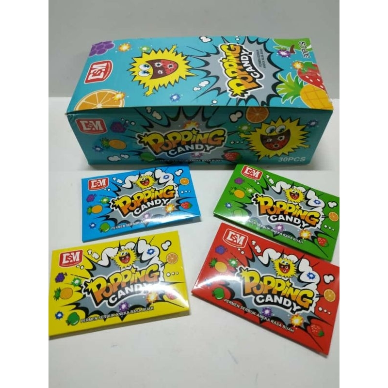 Jual Permen Cemilan Snack Popping Pop Candy Amplop Surat Mainan Anak ...