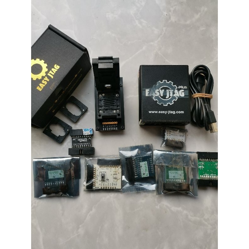 Jual Easy jtag plus lengkap dengan socket Ufs 254+isp original bawaan ...
