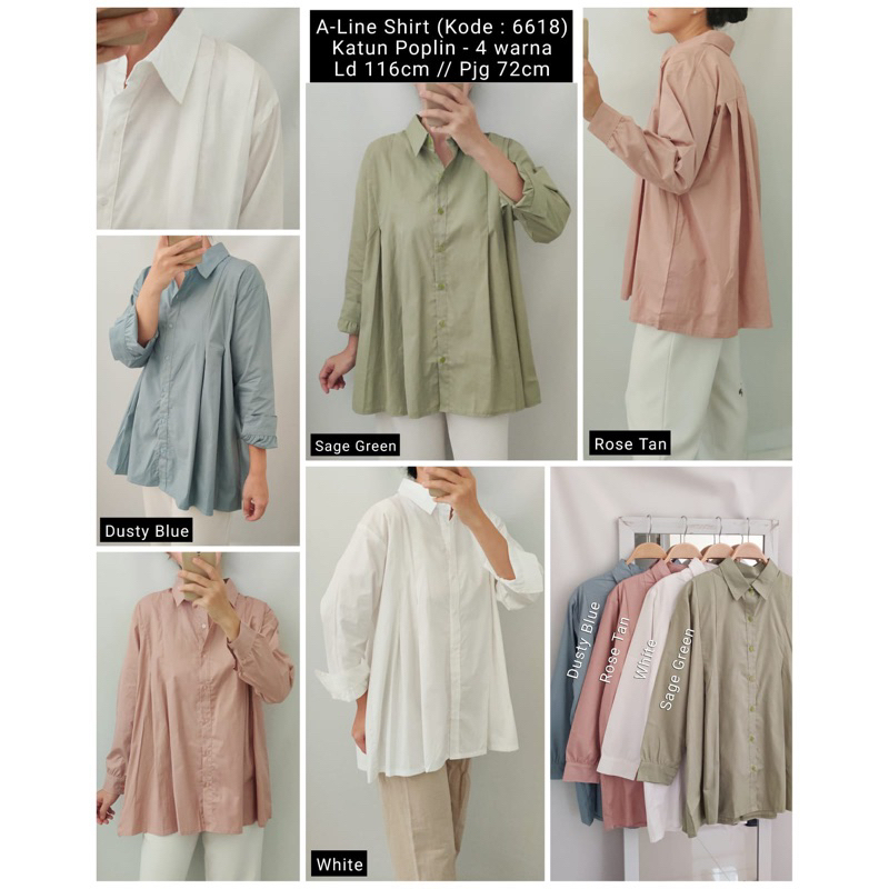 Jual ALINE SHIRT | Shopee Indonesia