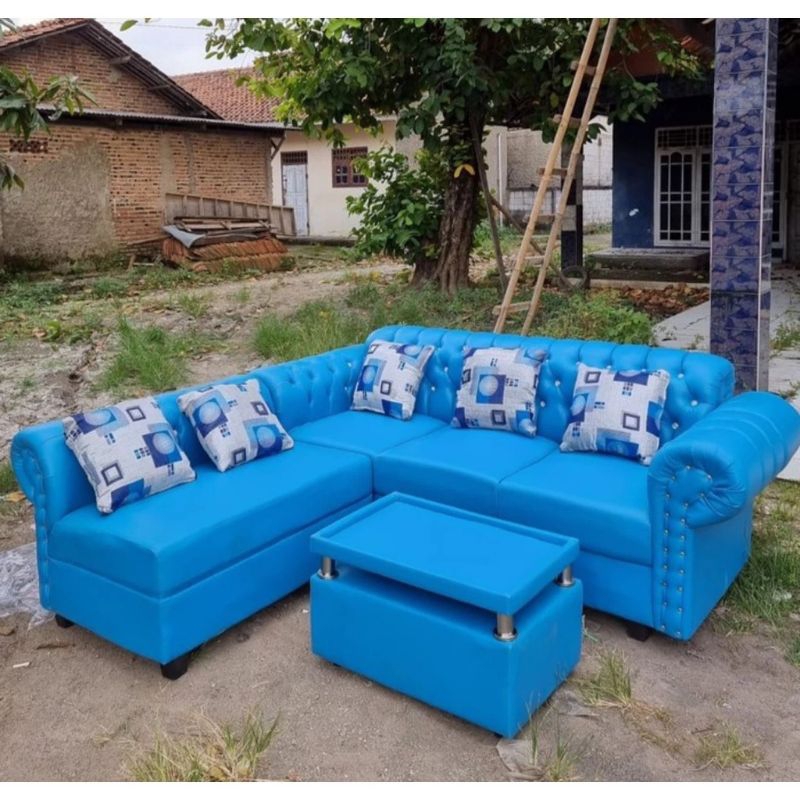 Jual SOFA L SUDUT ELEGAN MINIMALIS EKONOMIS SOFA DUDUK SOFA RUANG TAMU ...