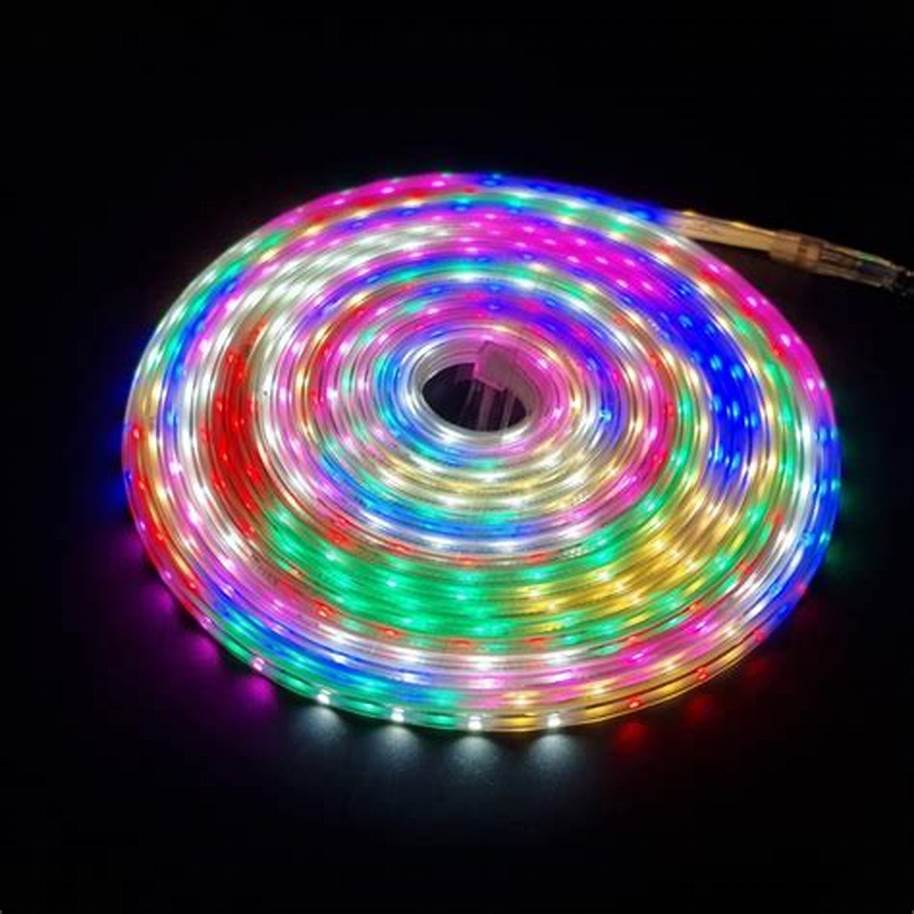 Jual Paket Strip LED RGB Merah Putih Warnawarni 10m Hias Outdoor ...