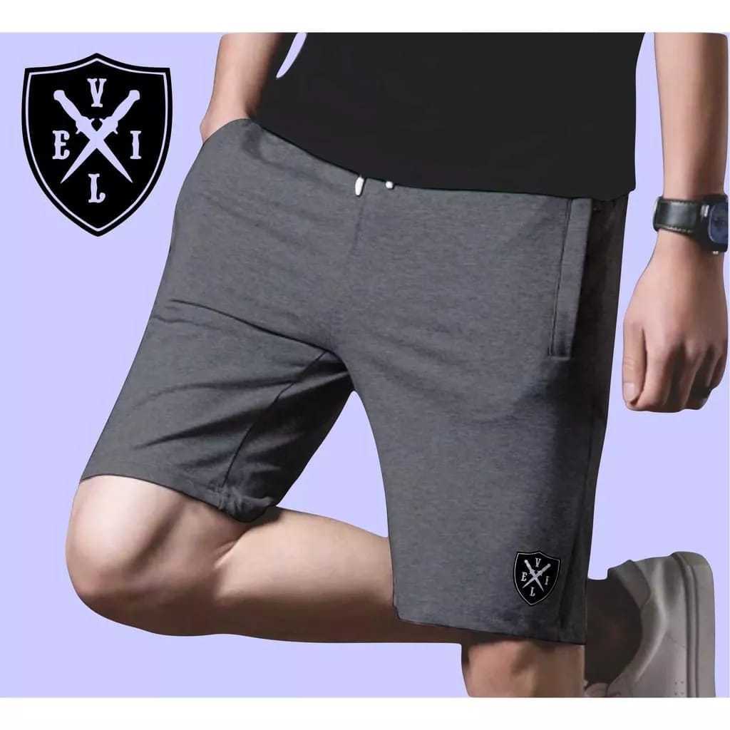 Jual Celana Kolor Pendek Pria olahraga Futsal lari kolor santai harian baby terry RESLETING ...